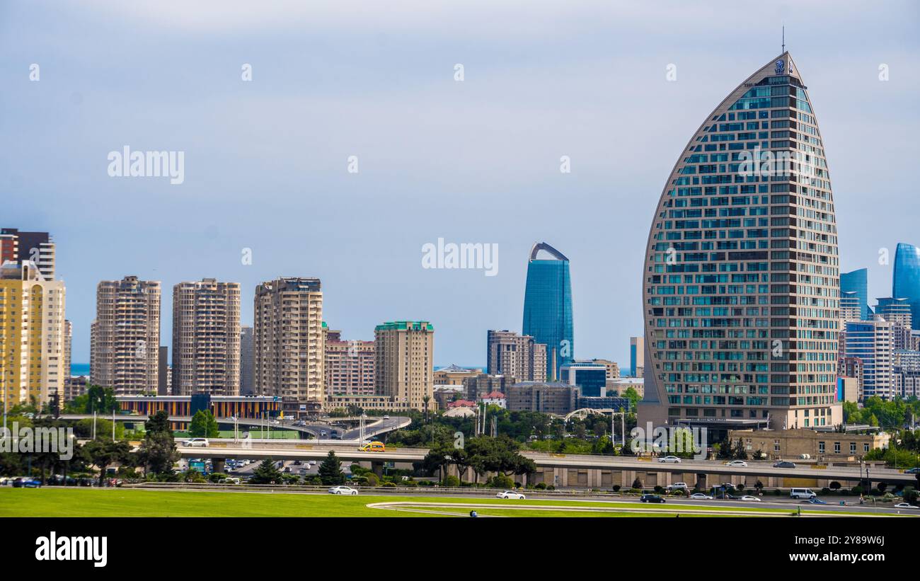 A Very Beautiful Cityscape. Baku, Azerbaijan Stock Photo - Alamy