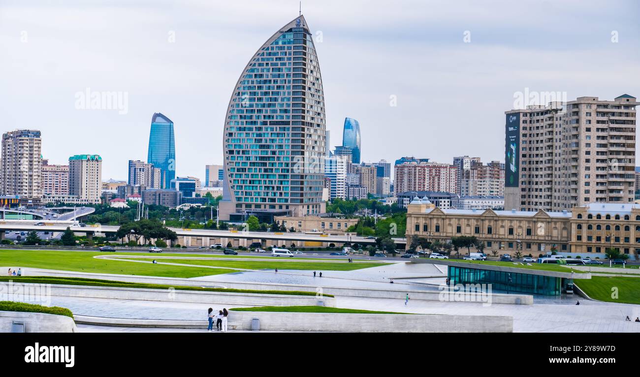 A Very Beautiful Cityscape. Baku, Azerbaijan Stock Photo - Alamy