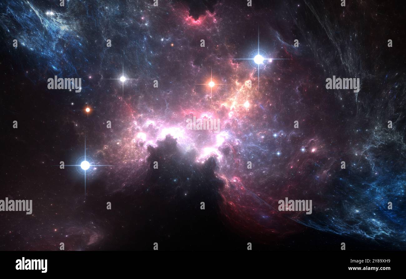 Nebula is a place where new stars are born Stock Photo - Alamy