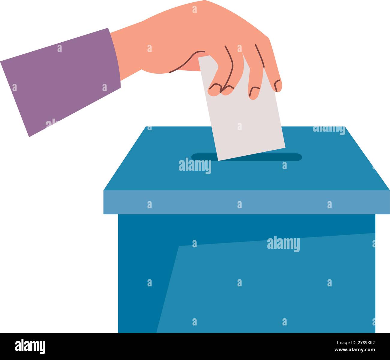 People put ballot paper Cut Out Stock Images & Pictures - Alamy