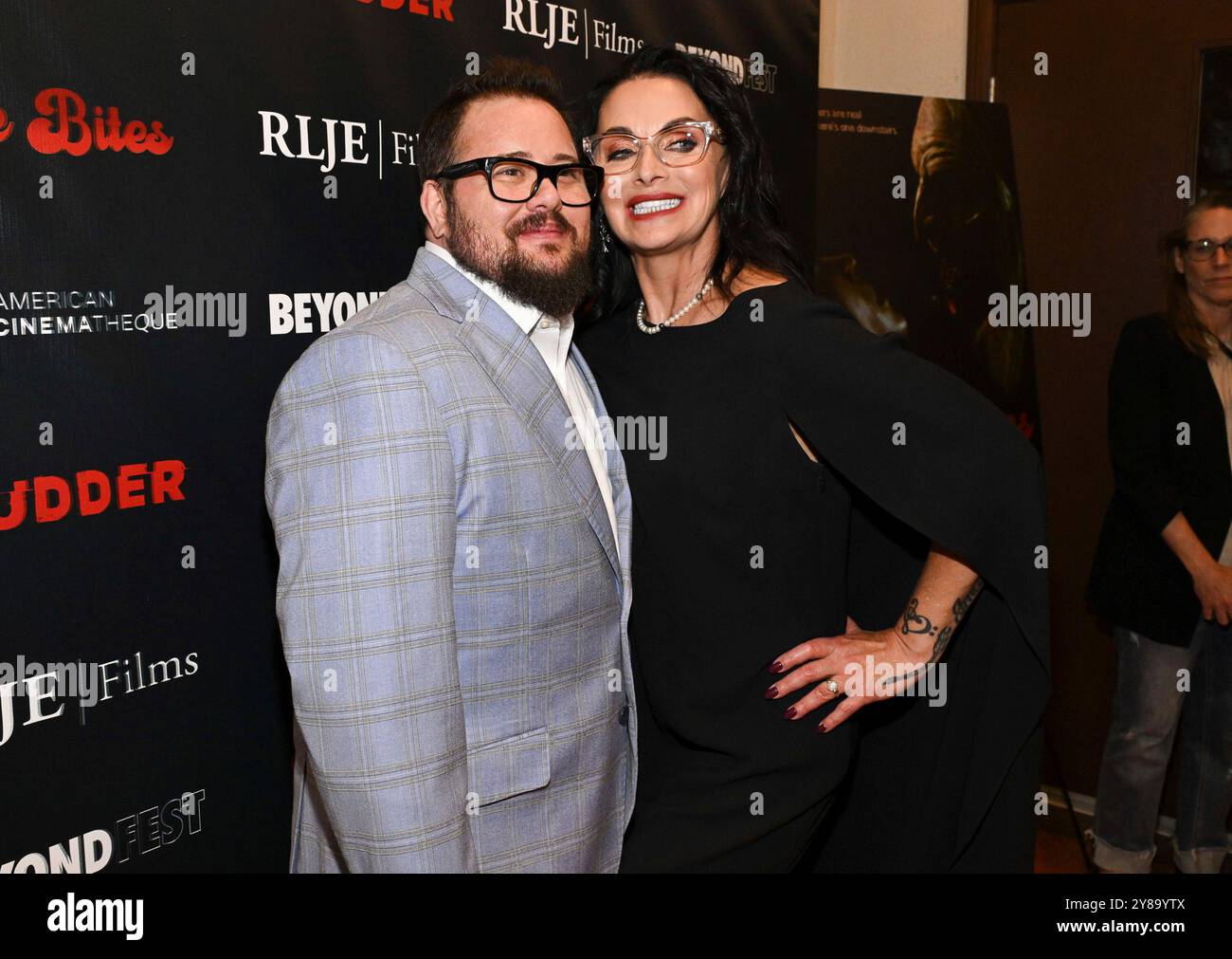 Chaz Bono, left, and Shara Blue Mathes arrive at the premiere of ...