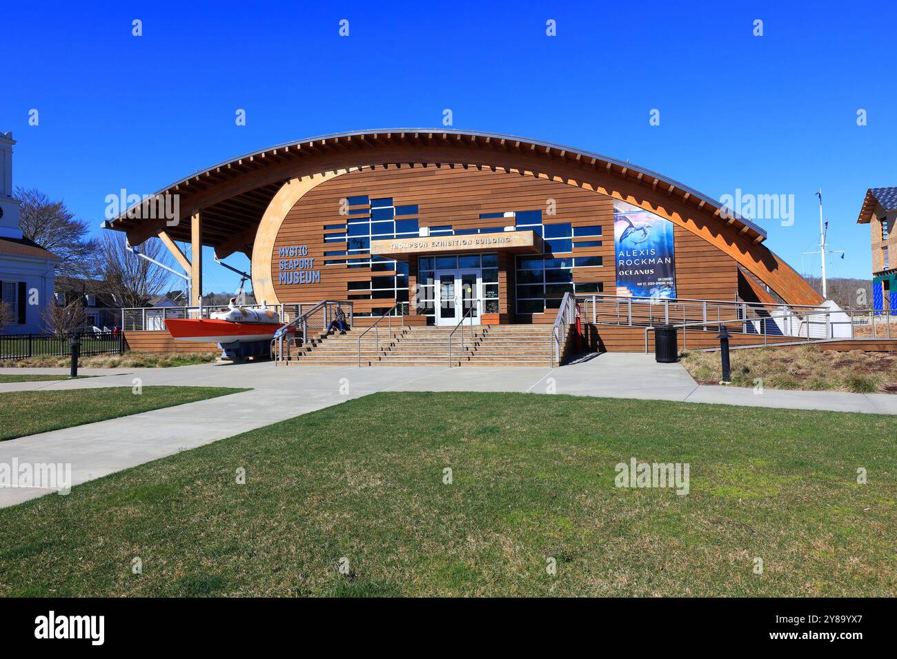 Mystic Seaport Museum, Thompson Exhibition Building, Mystic ...