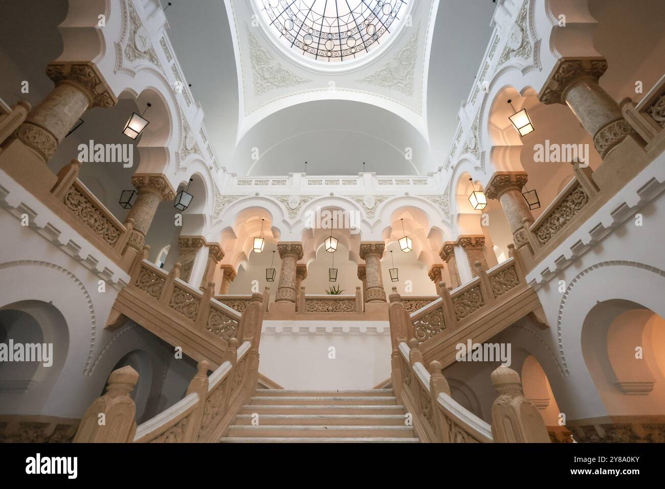 Bucharest, Romania - October 3, 2024: Interior of the Bucharest City ...