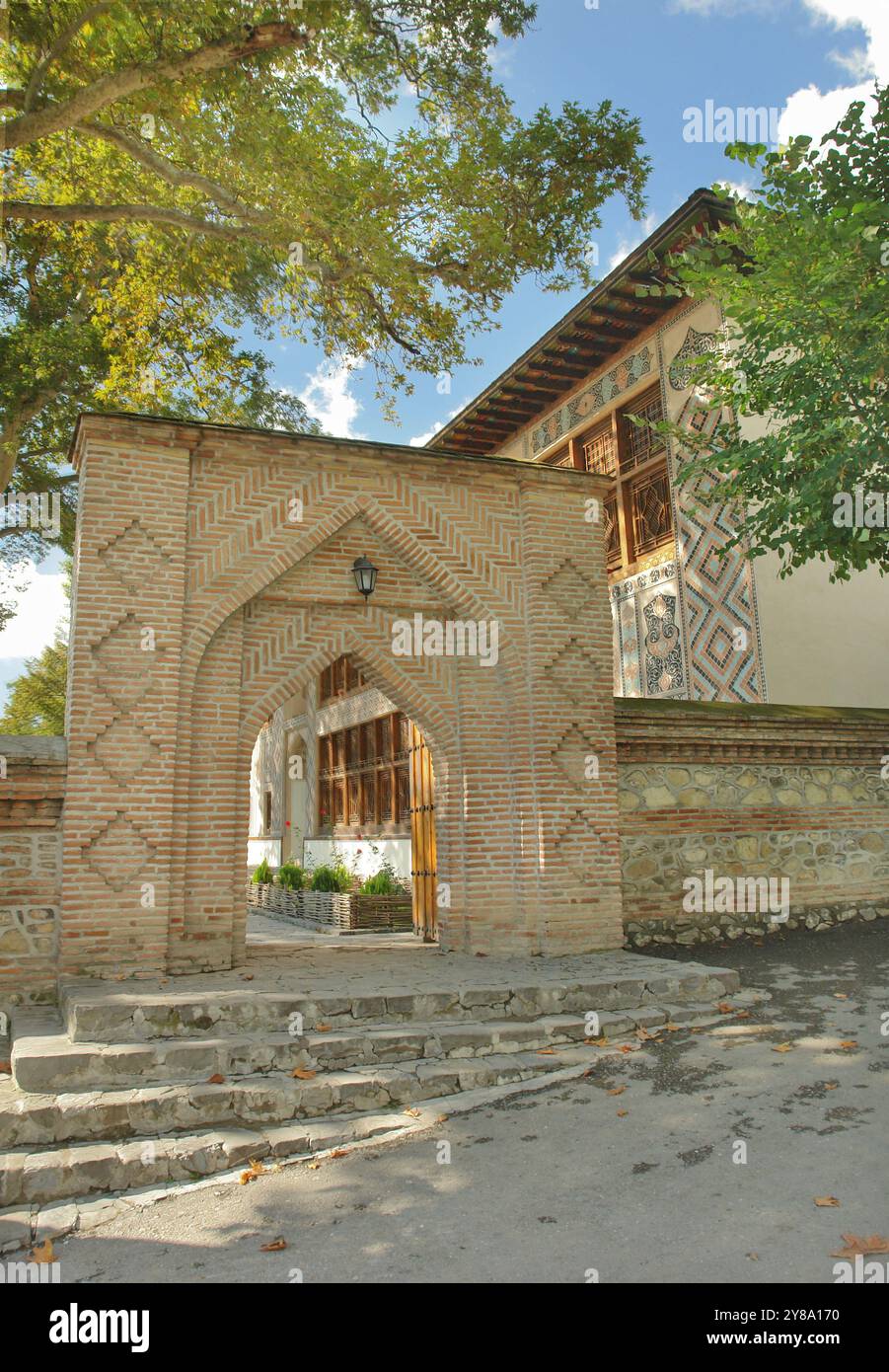 The Palace of Shaki Khans in Shaki, Azerbaijan Stock Photo - Alamy