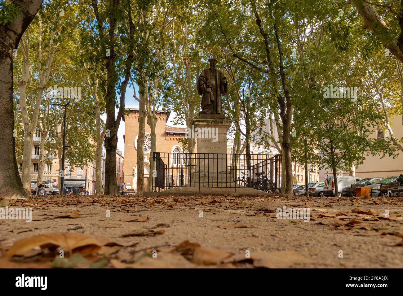 Place du Salin is a street in Toulouse with a statue of Jacques Cujas ...
