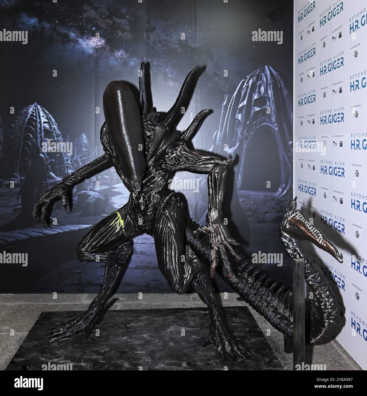 Turin, Italy Beyond Alien HRGIGER presentation of the first exhibition ...