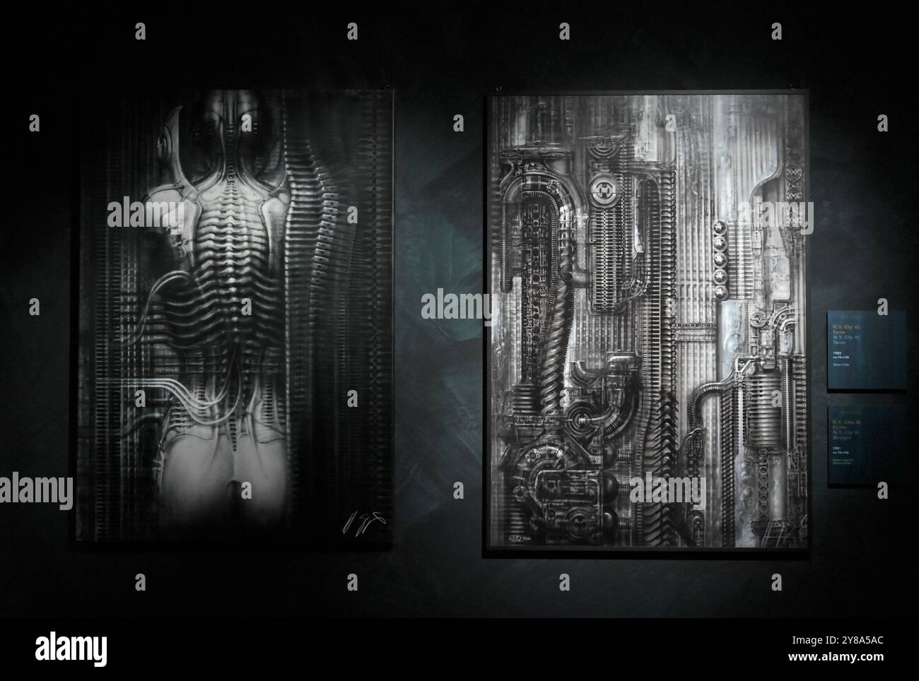 Turin, Italy Beyond Alien HRGIGER presentation of the first exhibition ...