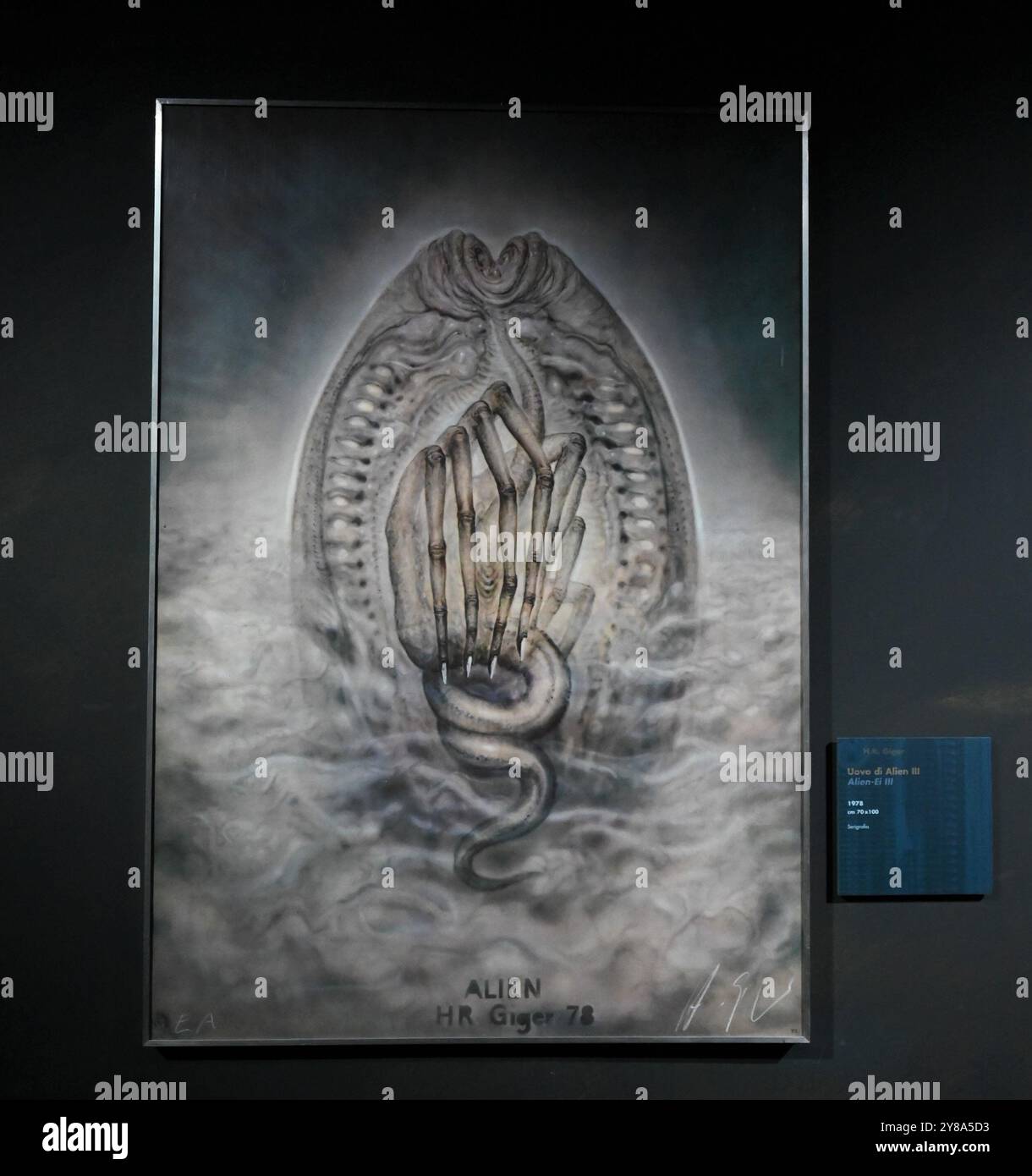 Turin, Italy Beyond Alien HRGIGER presentation of the first exhibition ...