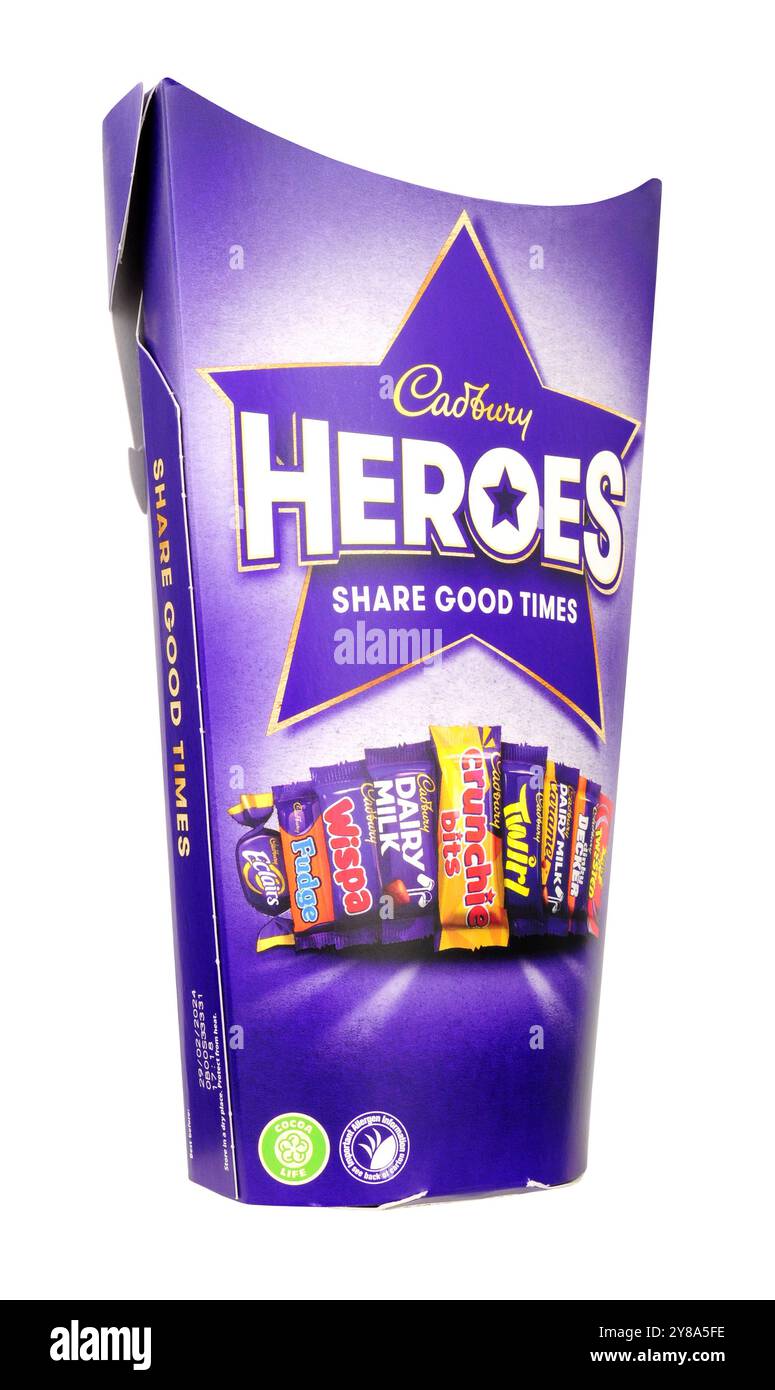 Cadbury heroes chocolates an assortment of chocolates and toffees in a ...