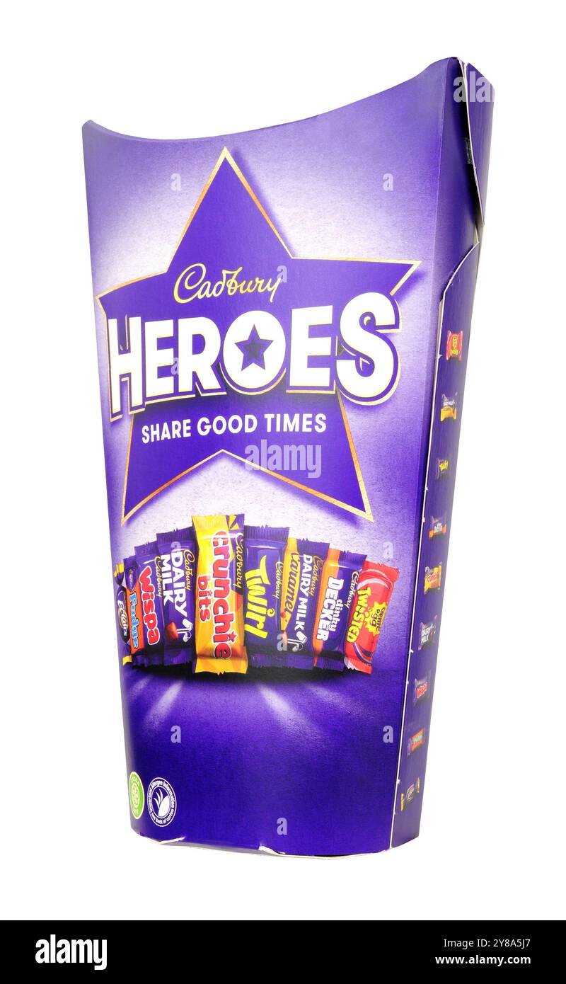 Cadbury heroes chocolates an assortment of chocolates and toffees in a ...
