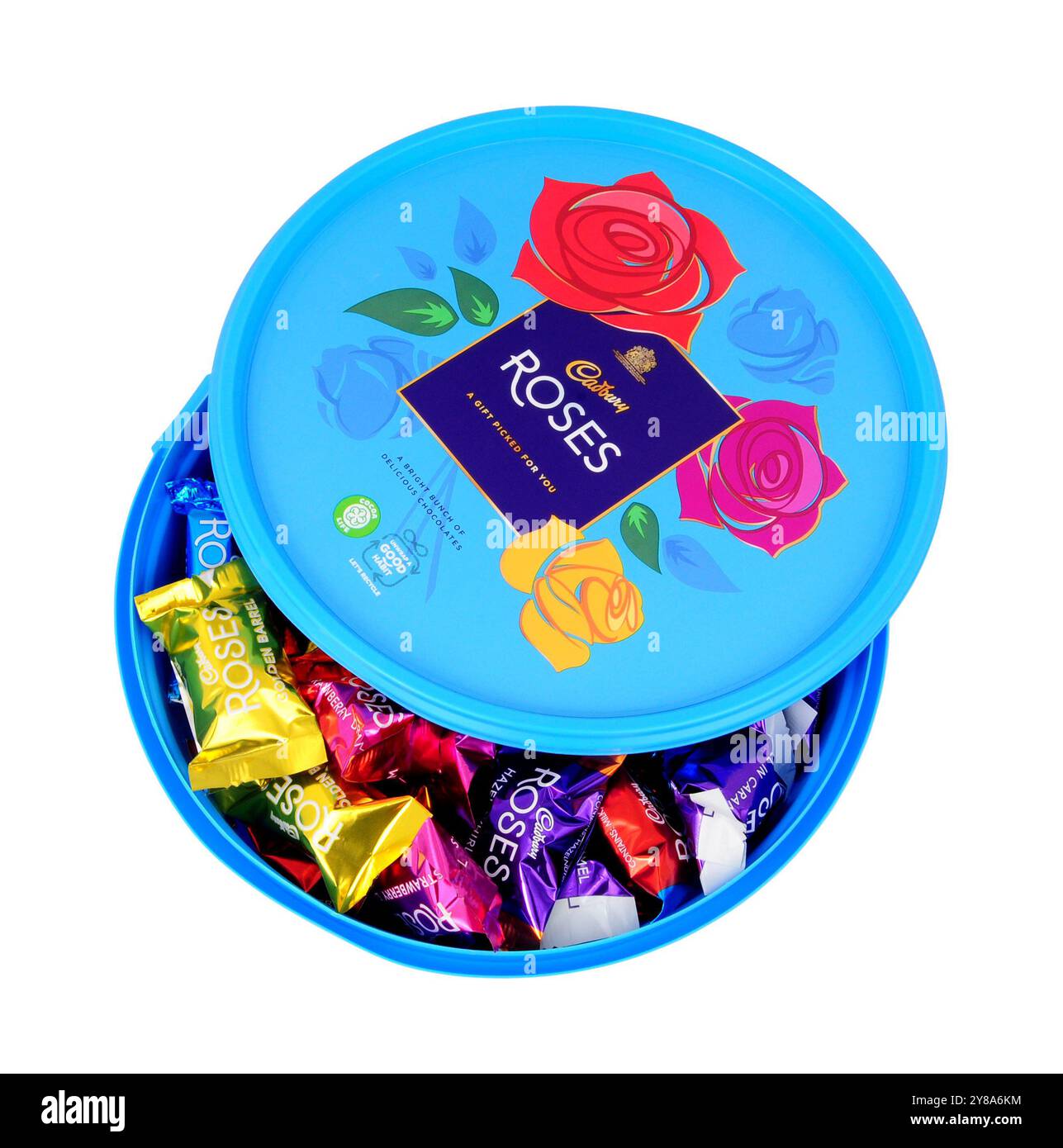 Cadbury roses an assortment of chocolates in a 600g tub Stock Photo - Alamy