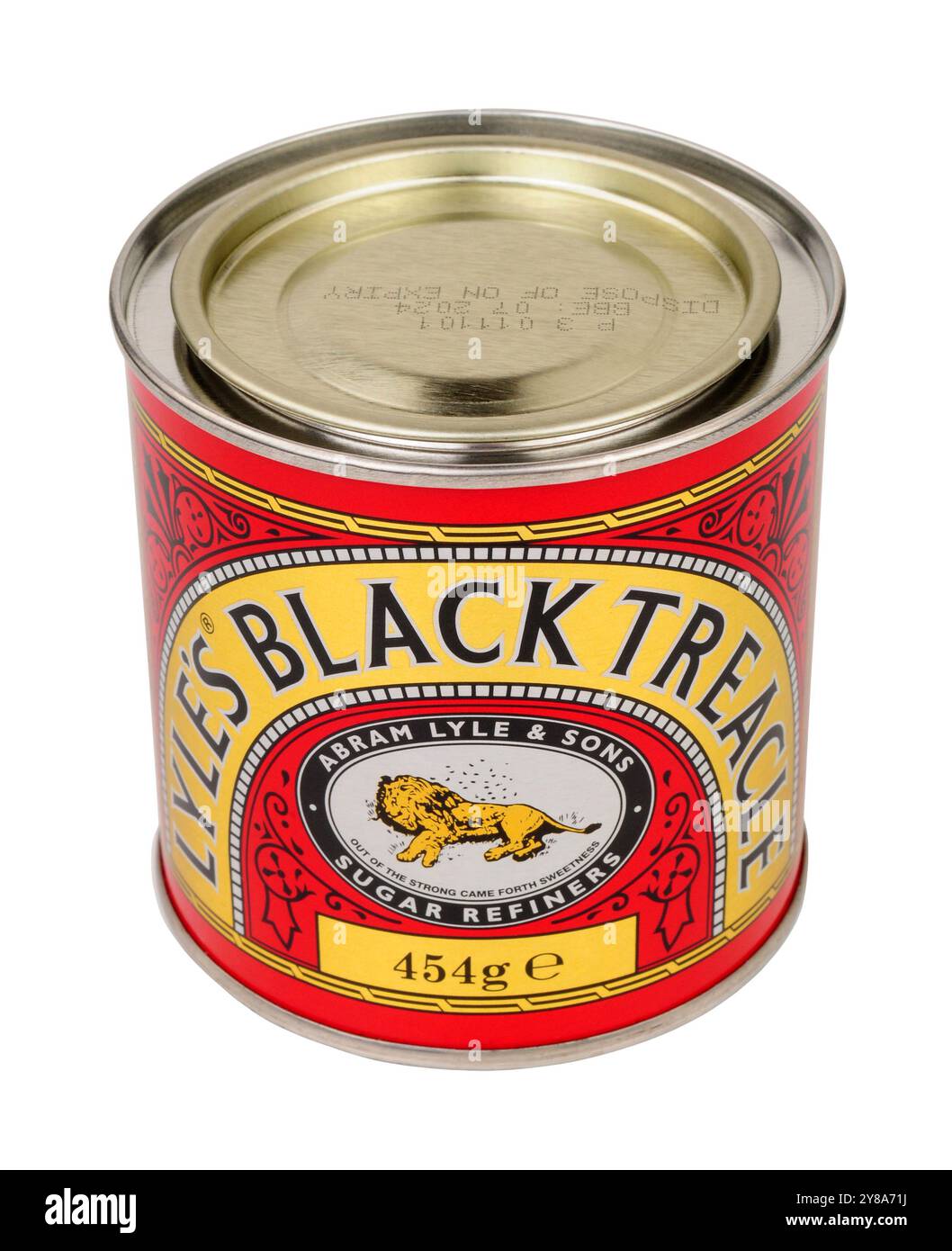 Abram Lyle and sons black treacle refined sugar cane molasses in a 454g ...