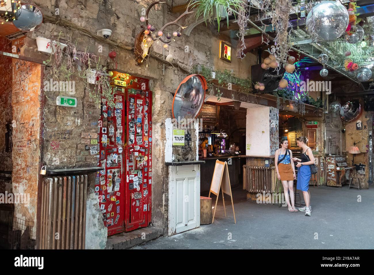 Street Food at Karavan, People and Food in Budapest - Hungary Stock ...