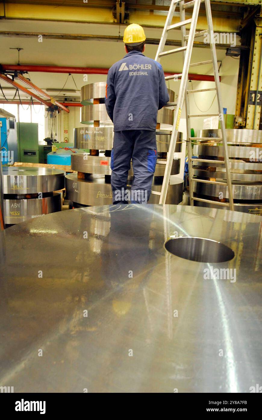 working and producing in a plant in the iron industry working in the ...