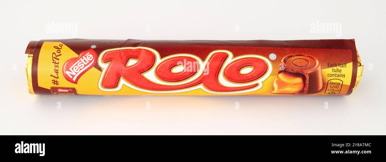 Nestle Rolo chocolates with slow melting soft toffee filled centres ...