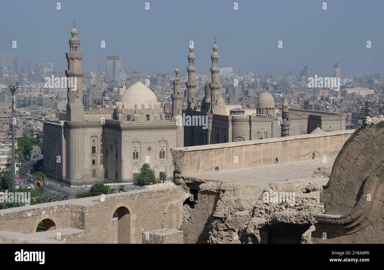 Kairo, Egypt. 04th Oct, 2024. View from the Citadel of Saladin over the ...