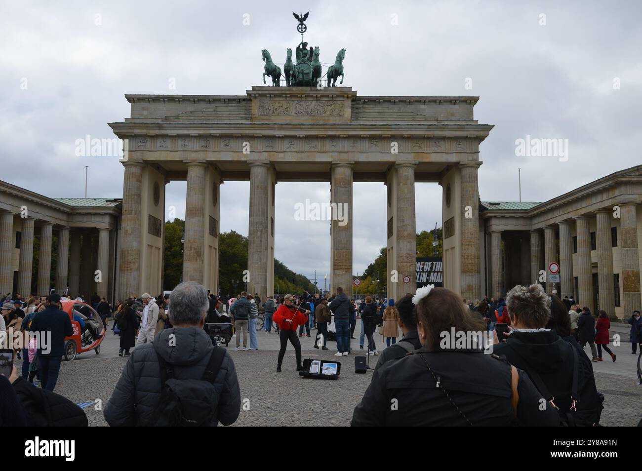 Berlin, Germany - October 3, 2024 - The Brandenburg Gate on the German ...