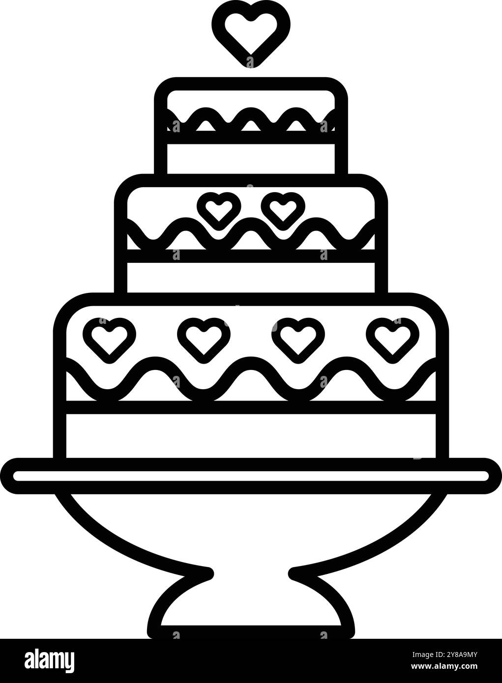 Layer cake Stock Vector Images - Alamy