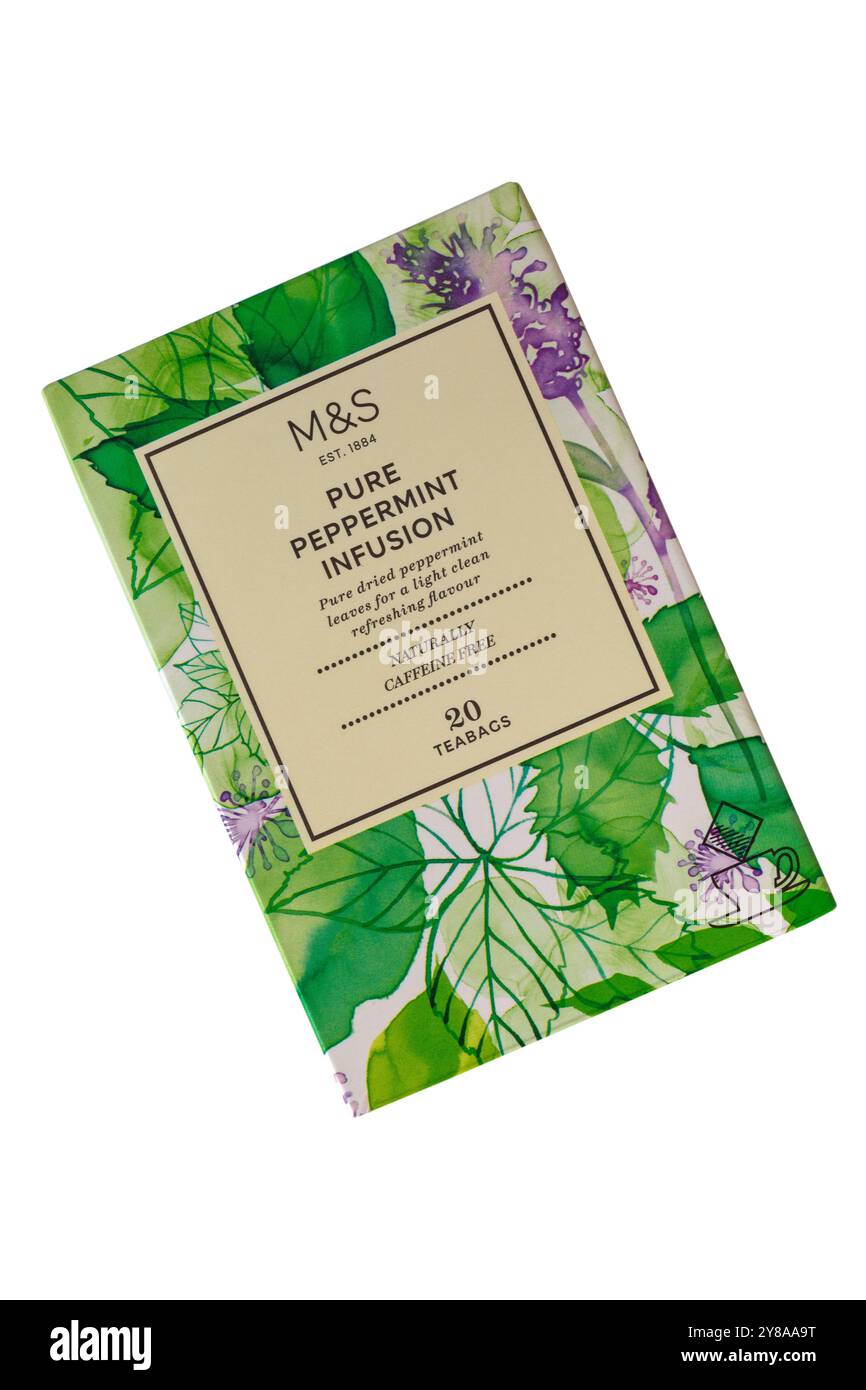 Pure peppermint teabags hi-res stock photography and images - Alamy