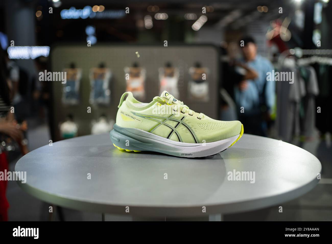 Bangkok, Thailand - September 21, 2024 : Asics Gel Kayano running shoes on a display Stock Photo ...
