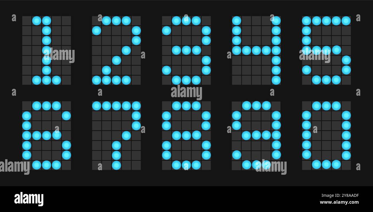 LED digital board Electronic style display information scoreboard with ...