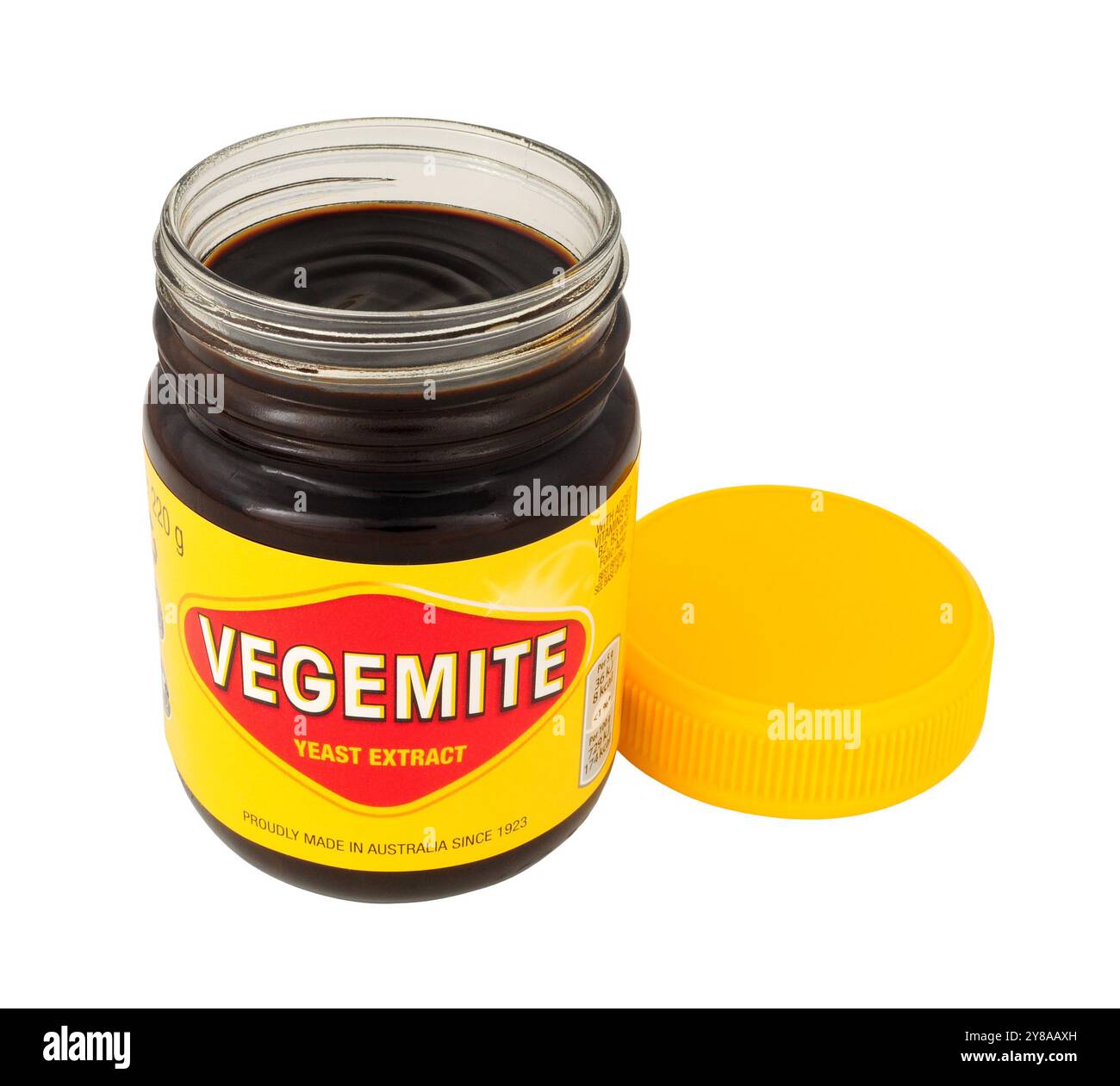 Vegemite savoury yeast extract spread in a 220g jar Stock Photo - Alamy