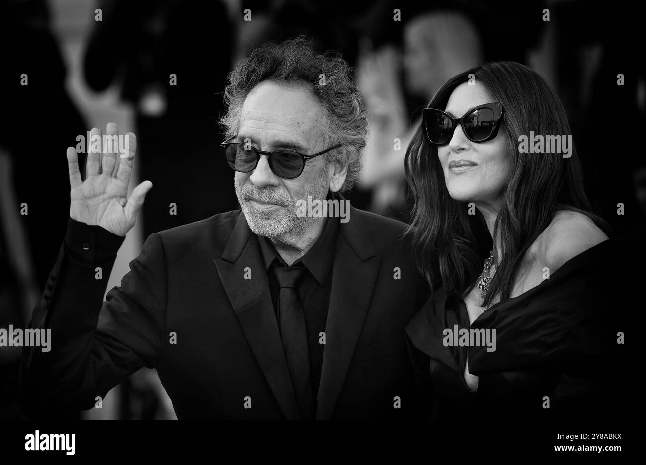 Tim Burton, Monica Bellucci Stock Photo - Alamy