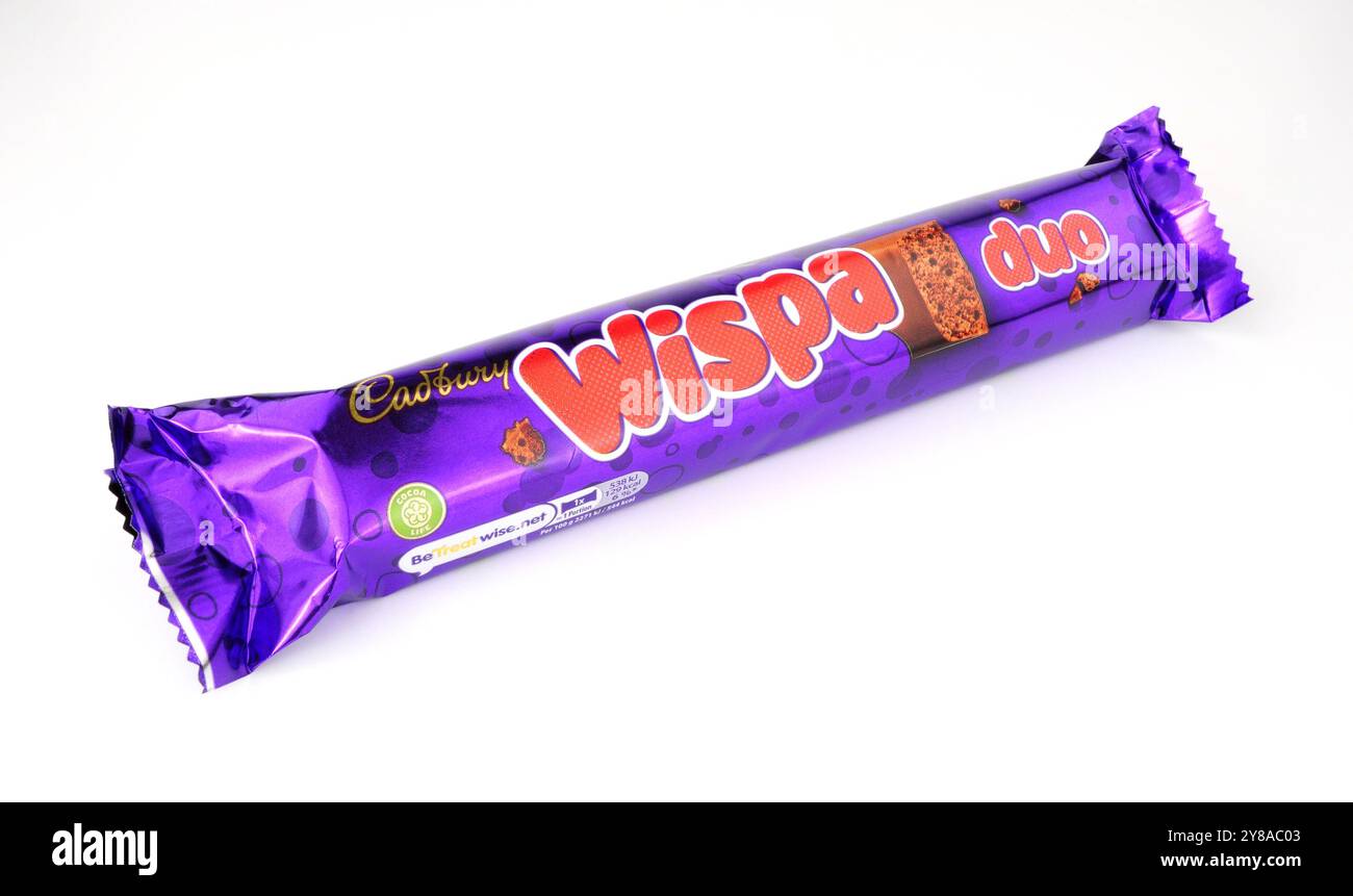 Cadbury Wispa duo chocolate bars velvety milk chocolate packed with ...