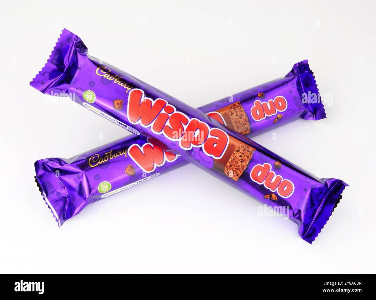 Cadbury Wispa duo chocolate bars velvety milk chocolate packed with ...