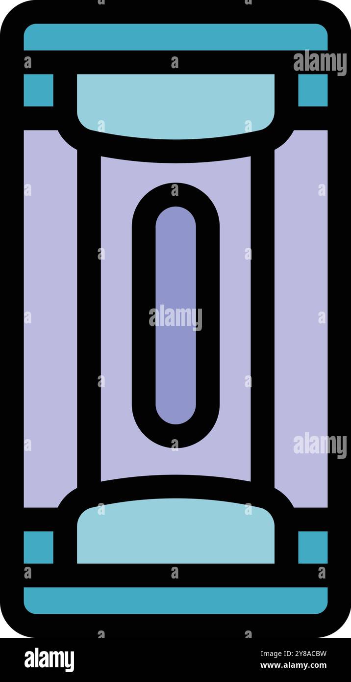 Wet wipes pack in filled outline style, perfect pixel perfect vector ...