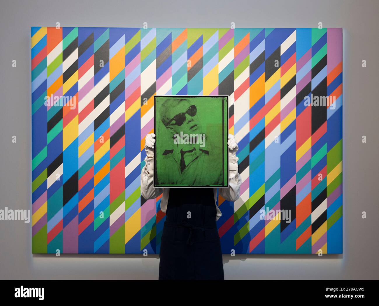 Sotheby’s, London, UK, 4th October 2024. Rare works by Warhol, Hockney ...