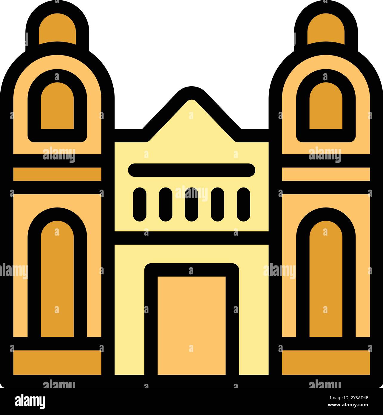 Simple outline illustration depicting mobile Cut Out Stock Images ...