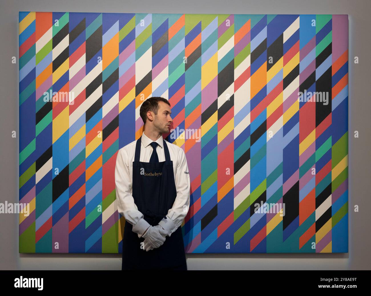 Sotheby’s, London, UK, 4th October 2024. Rare works by Warhol, Hockney ...