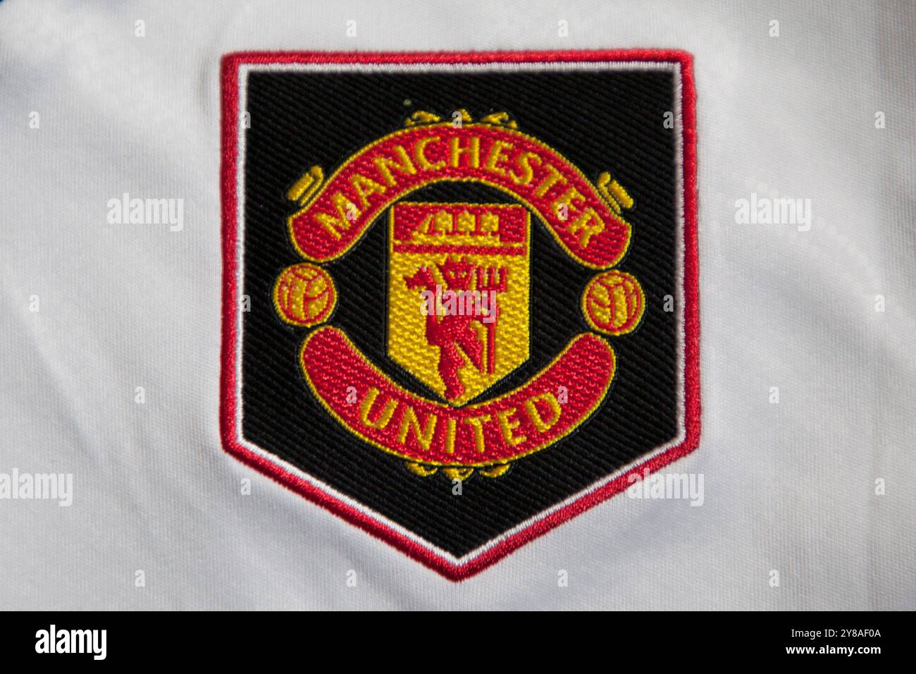 Manchester United, Man Utd Crest Emblem Badge Stock Photo - Alamy