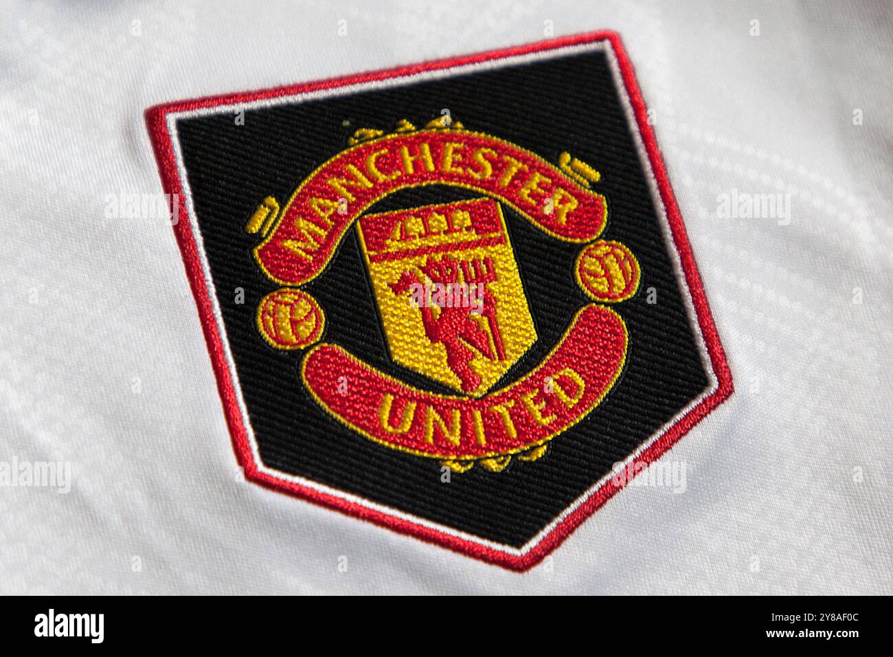 Manchester United, Man Utd Crest Emblem Badge Stock Photo - Alamy