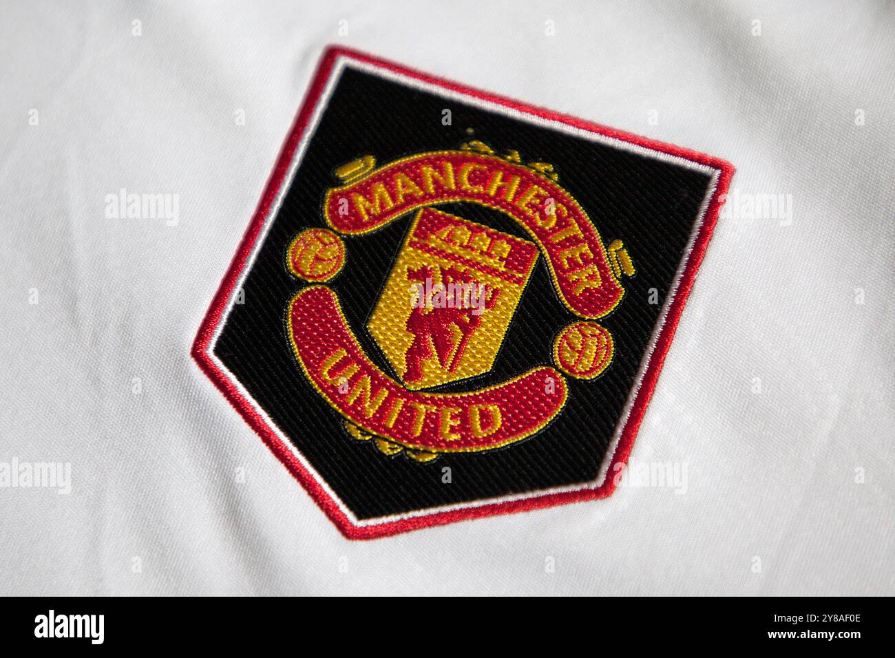 Manchester United, Man Utd Crest Emblem Badge Stock Photo - Alamy