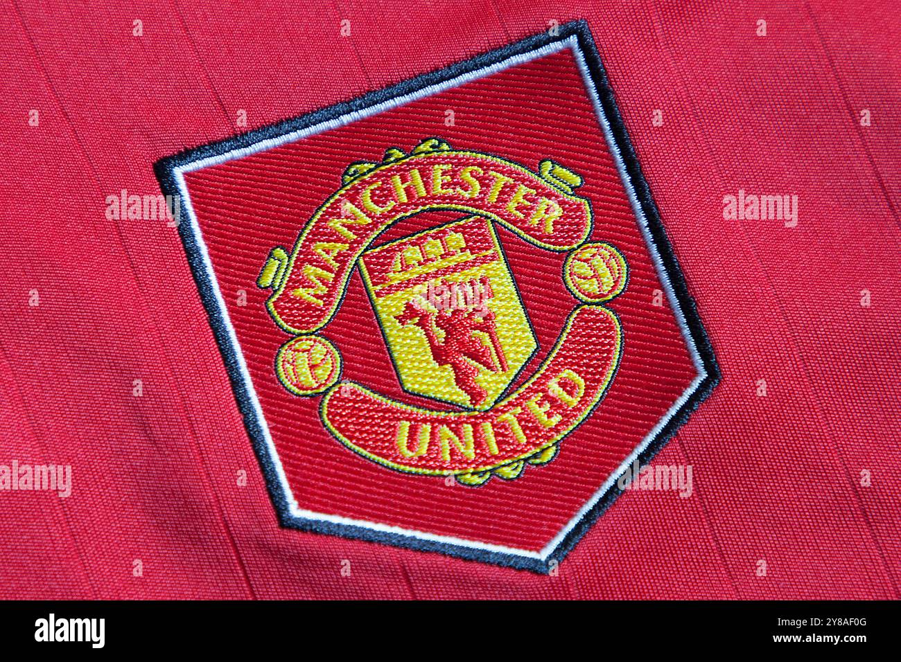 Manchester United, Man Utd Crest Emblem Badge Stock Photo - Alamy