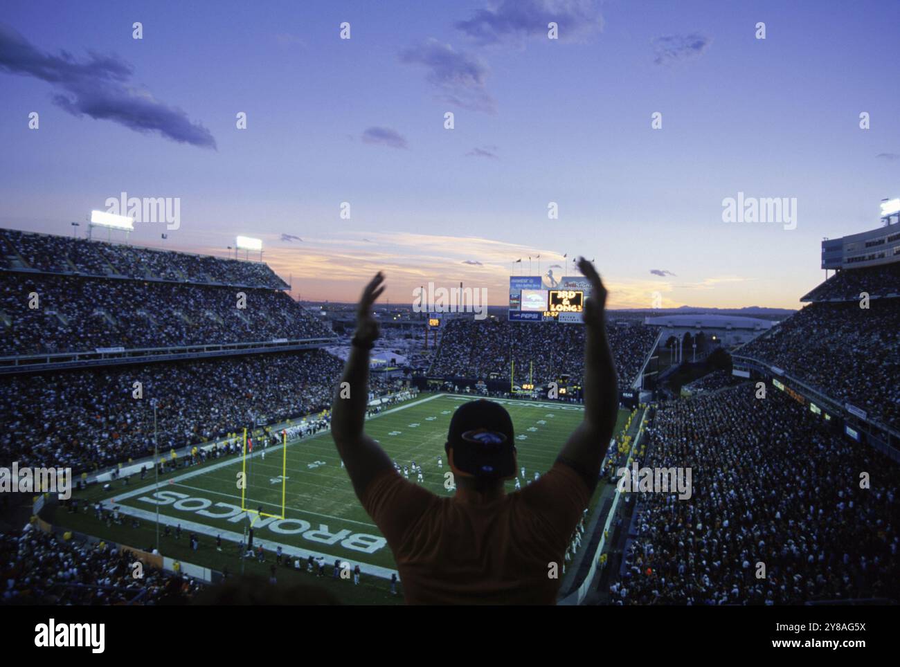 Denver Broncos Game Stock Photo - Alamy