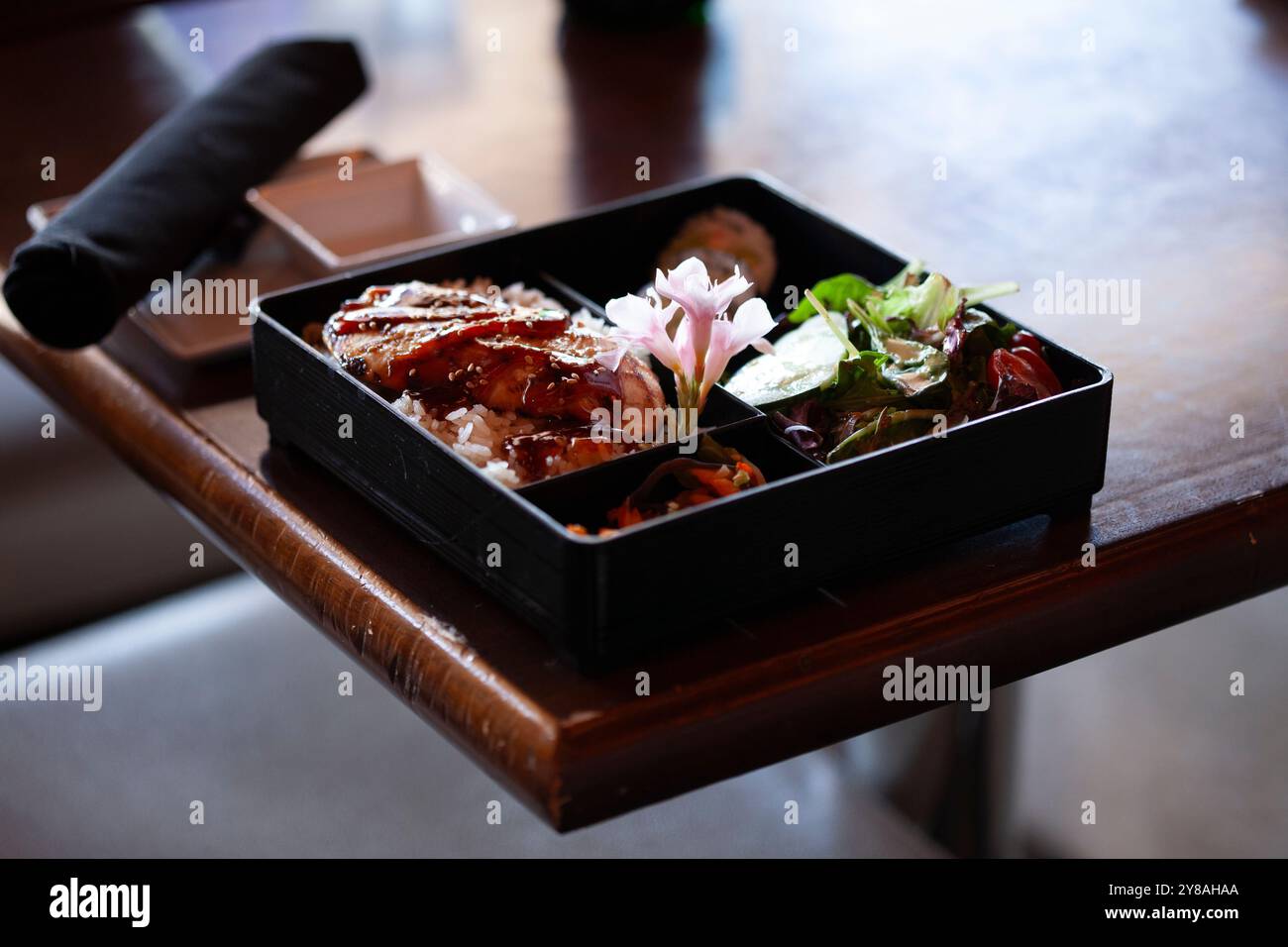 Traditional Japanese style bento box Stock Photo - Alamy