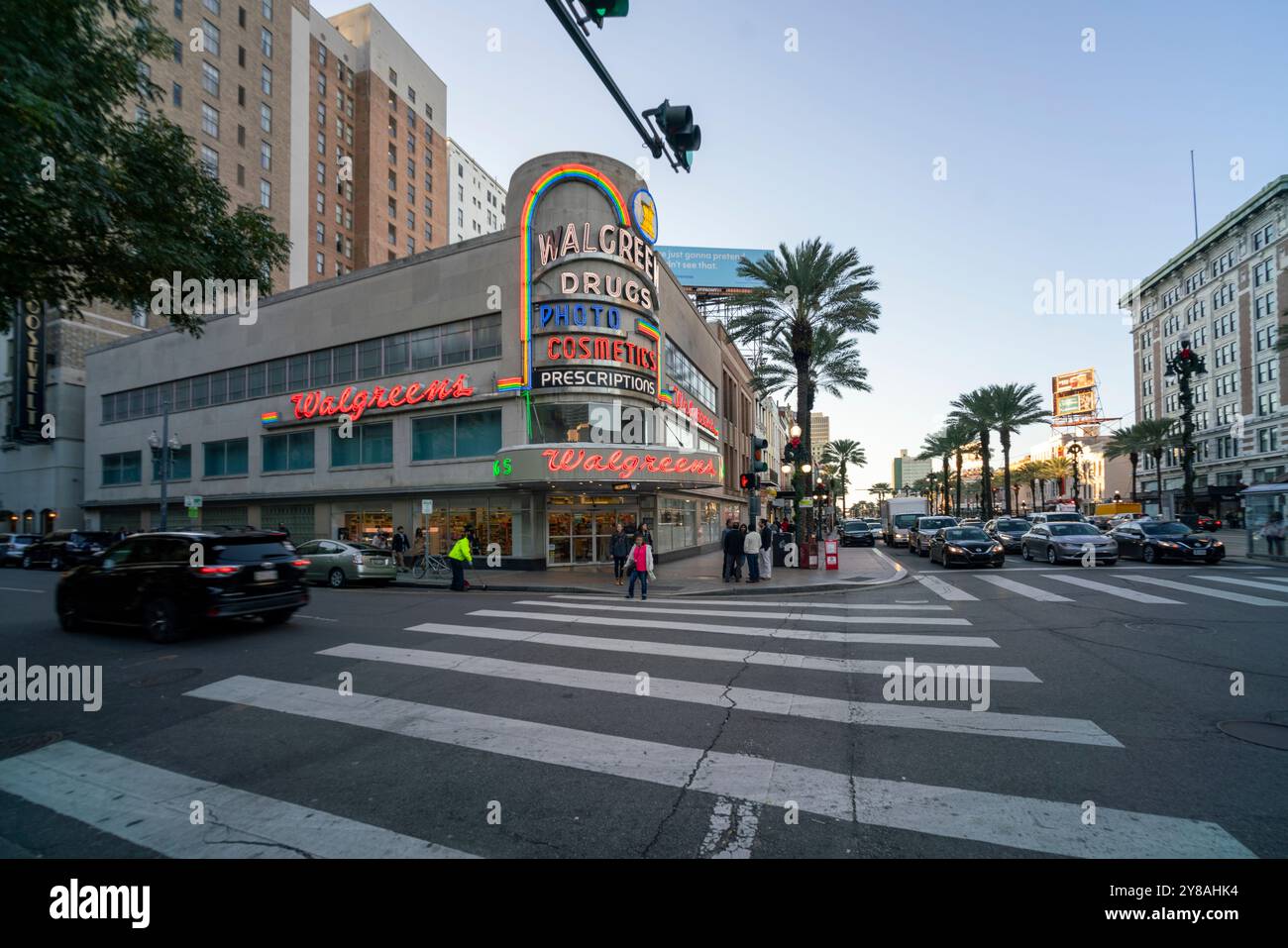 Walgreens on corner of Carondelet and Canal streets New Orleans Stock ...