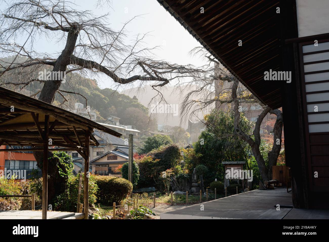 Kobe, Japan - December 8, 2023 : Arima Onsen hot spring village and old ...