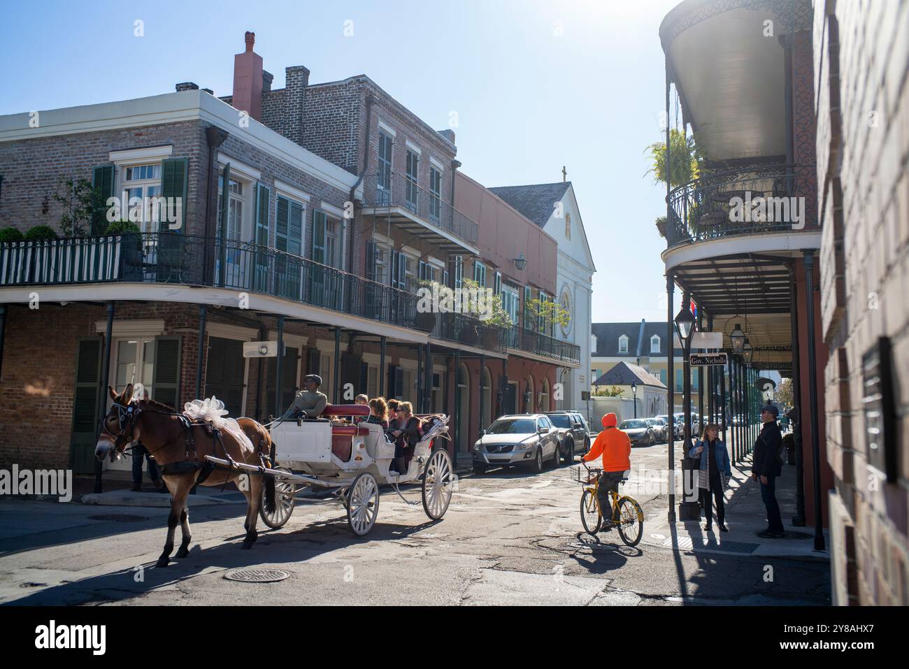 Horse and buggy in the French Quarter New Orleans, LA Stock Photo - Alamy