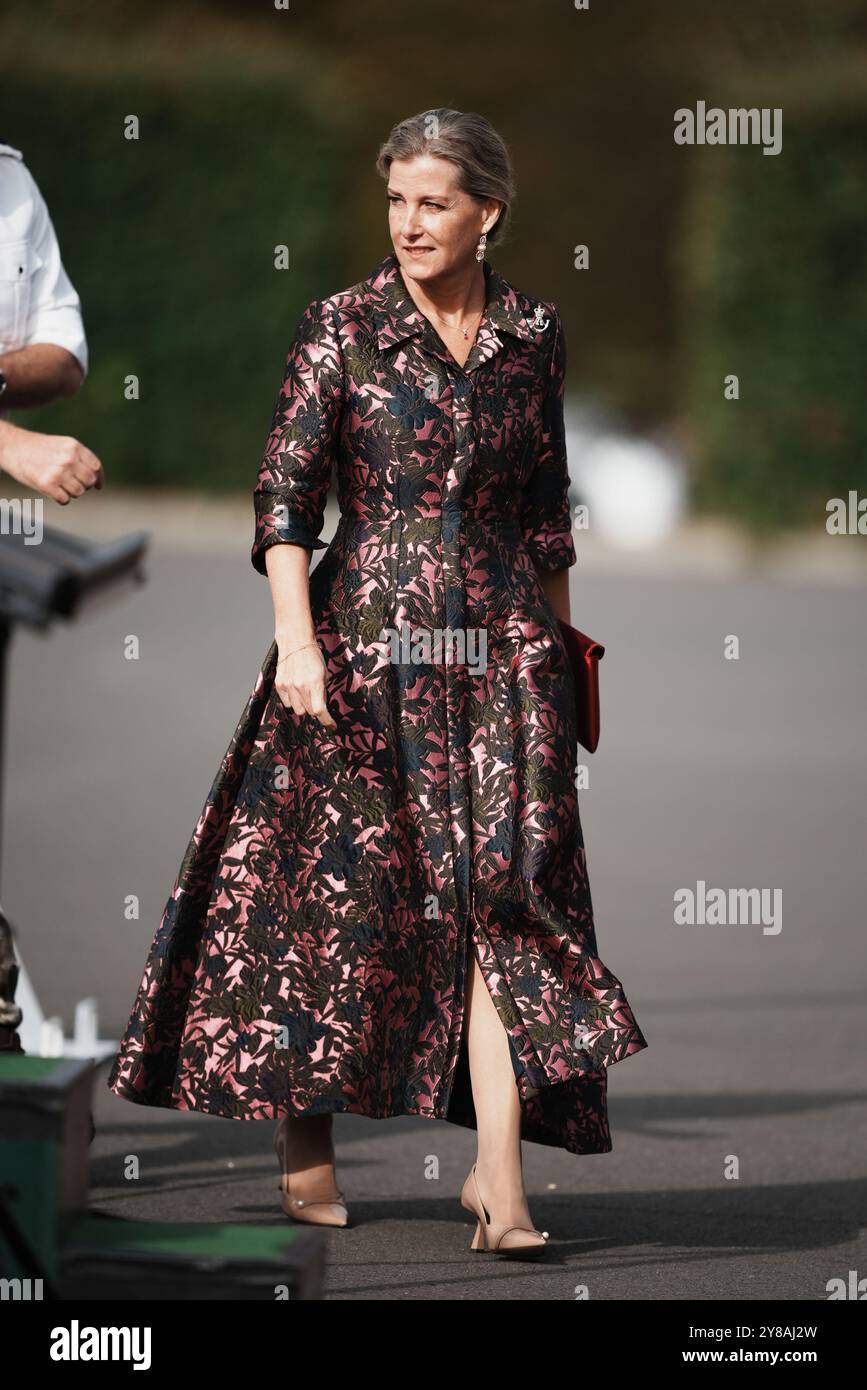 The Duchess of Edinburgh, in her role as Royal Colonel, 5th Battalion ...