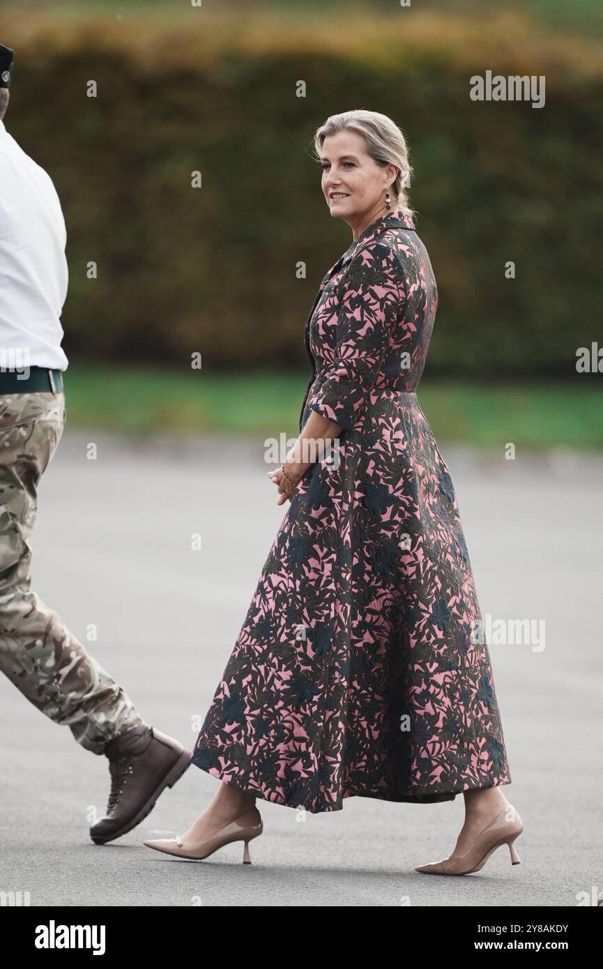 The Duchess of Edinburgh, in her role as Royal Colonel, 5th Battalion ...