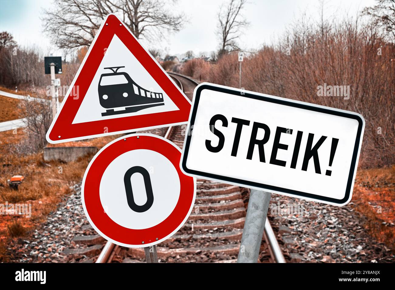 German rail signs hi-res stock photography and images - Alamy