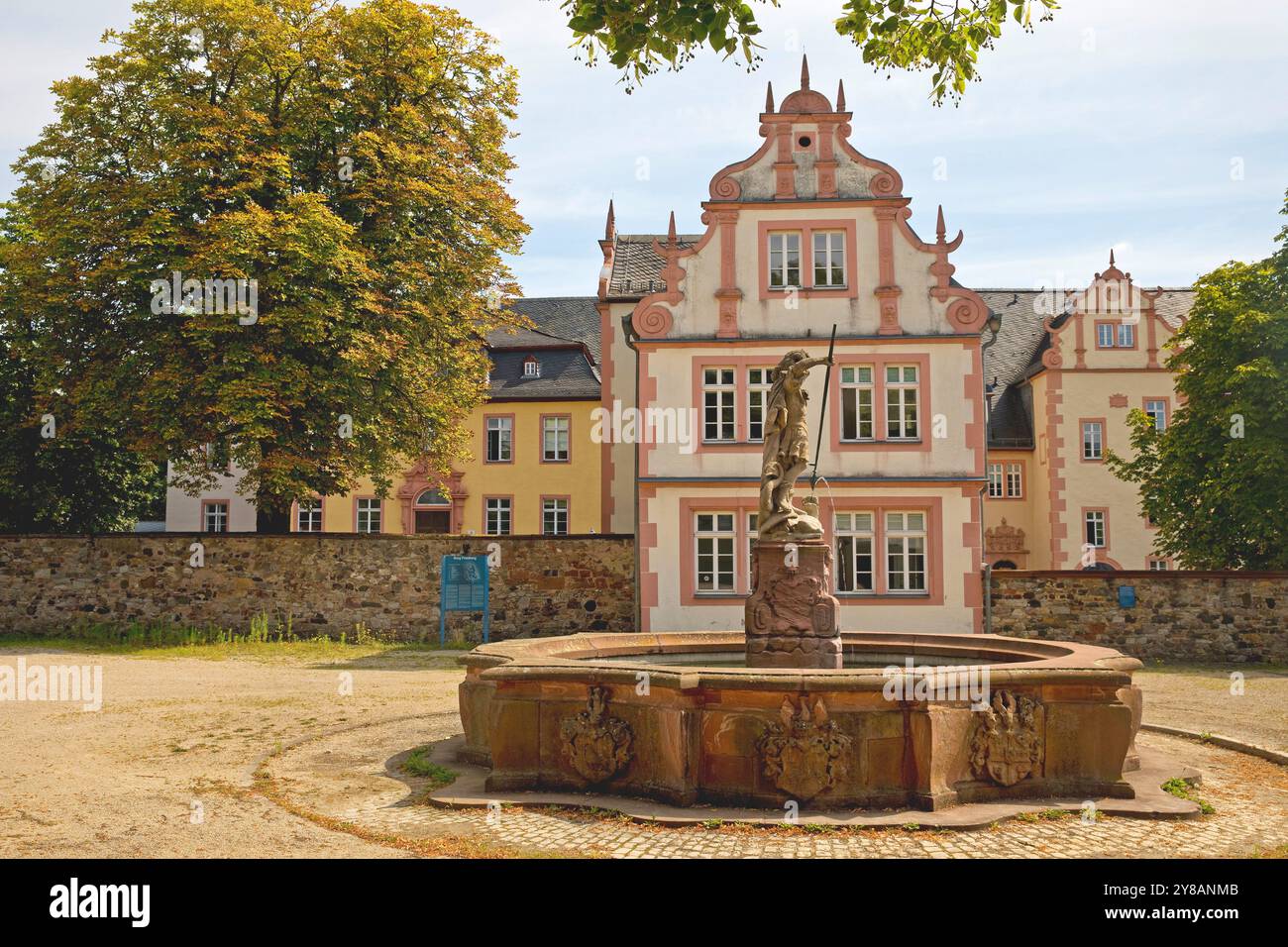 well at Burggrafiat, the castle in the castle grounds of Friedberg ...