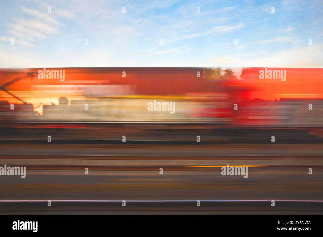 Fast movement from a train hi-res stock photography and images - Alamy