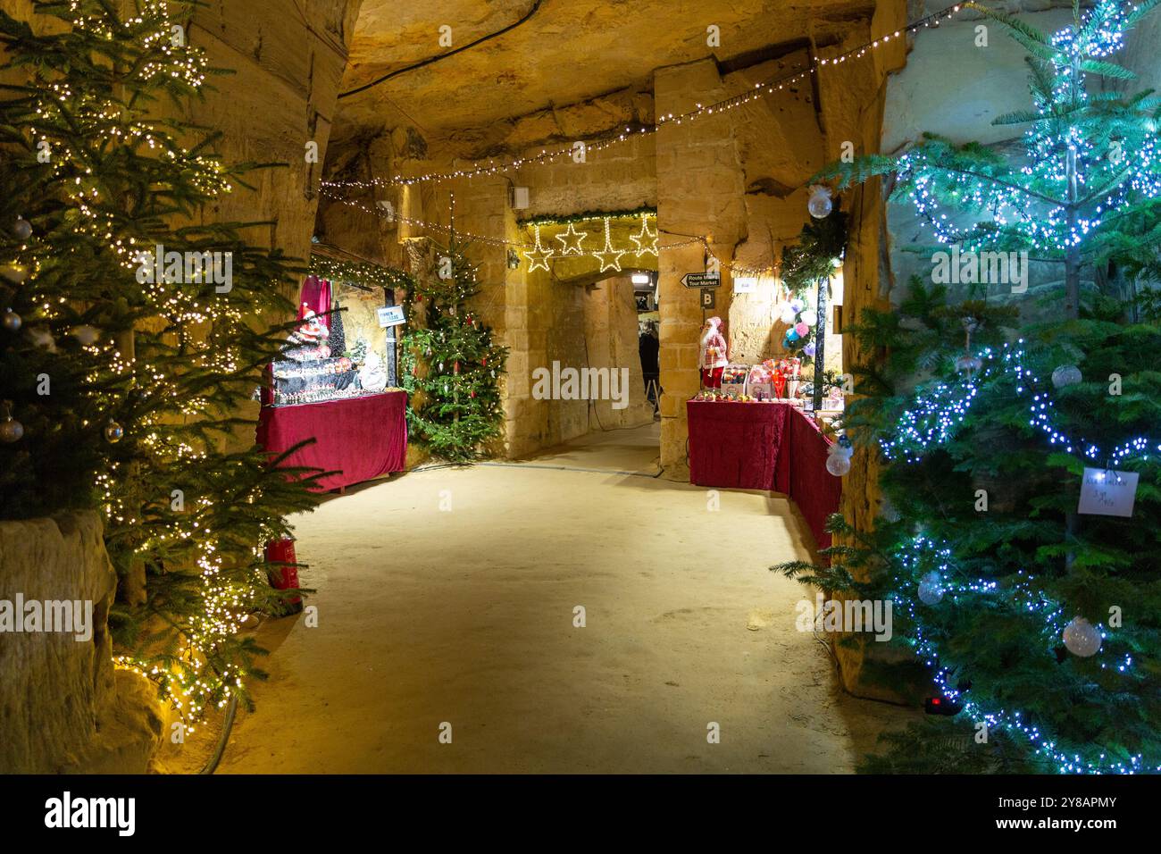 Valkenburg Christmas Market, Limburg, Netherlands Stock Photo - Alamy