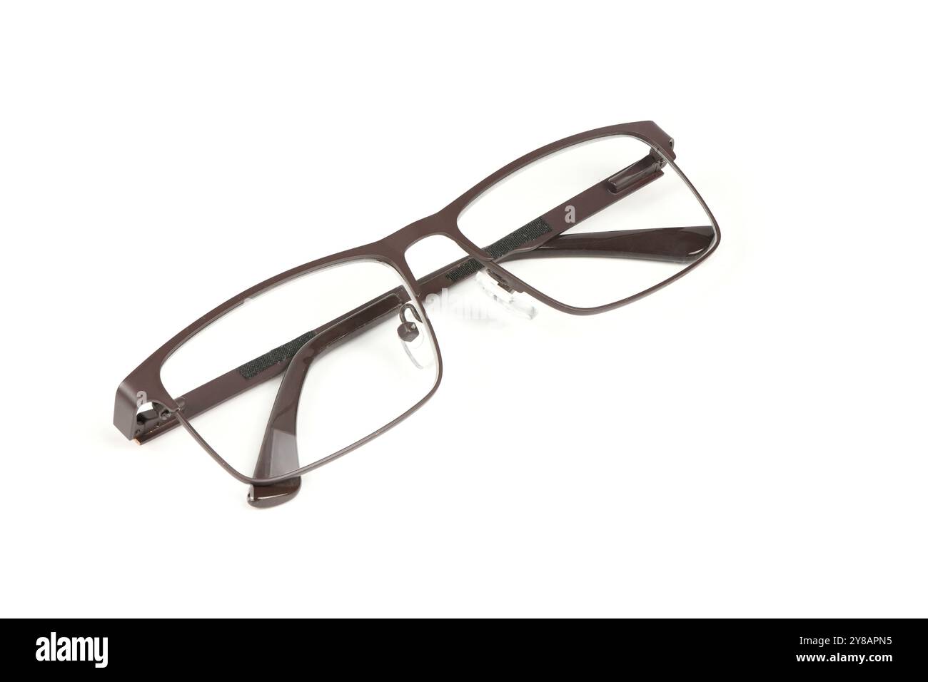 Reading glasses isolated on white background. Fashion spectacles for ...