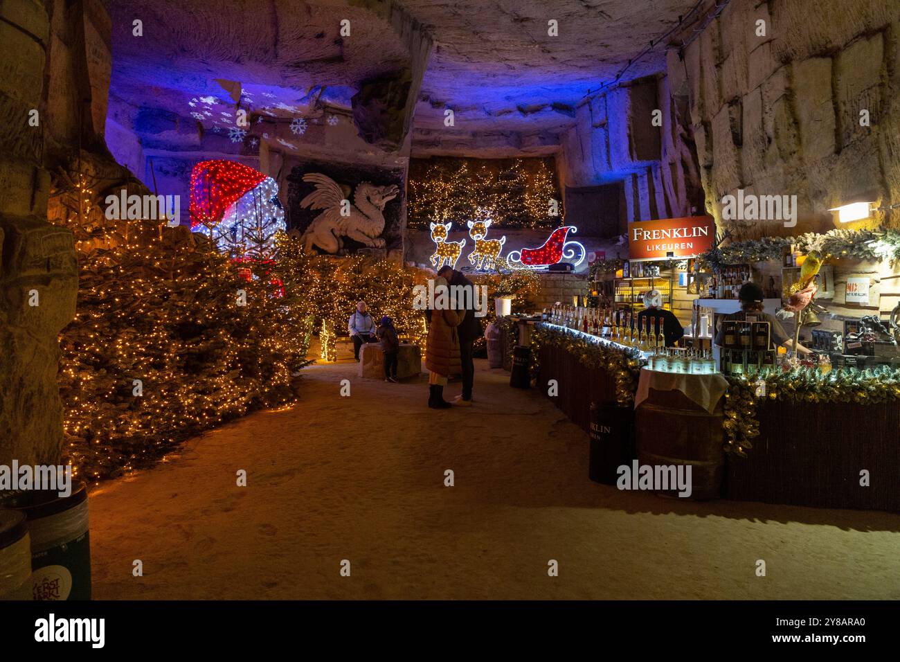 Valkenburg Christmas Market, Limburg, Netherlands Stock Photo - Alamy
